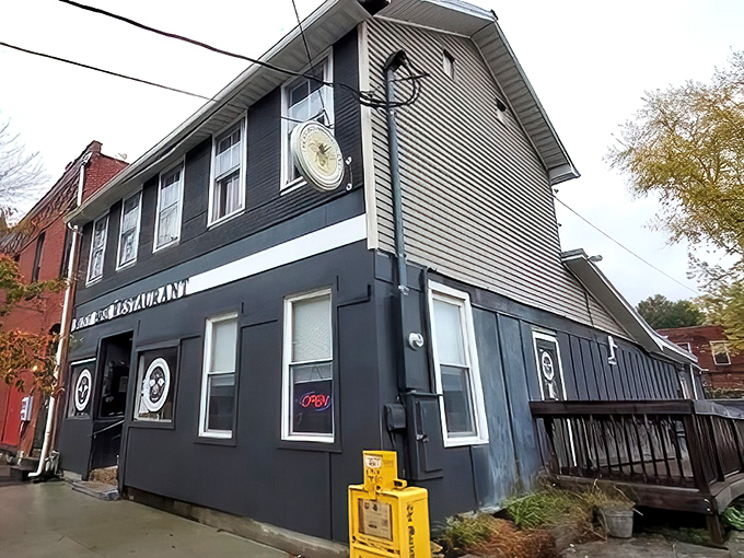 This street view reveals the diner's dual personality&mdash;part neighborhood fixture, part destination worth driving across Ohio to experience.