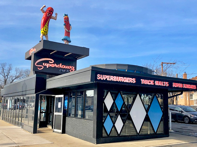 The retro exterior isn't manufactured nostalgia&mdash;it's the real deal that's been serving up happiness with a side of fries since Eisenhower was in office. 