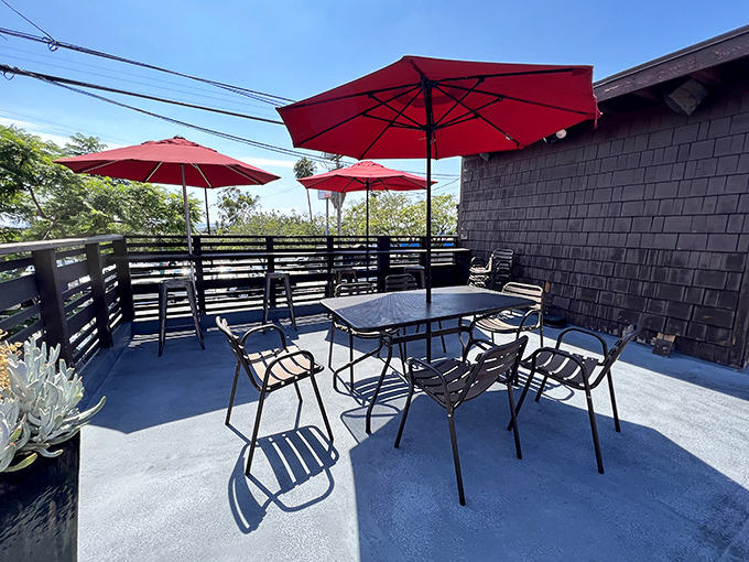 The rooftop deck&mdash;San Diego's perfect weather paired with perfect sandwiches. Some might call this heaven; locals just call it lunch.