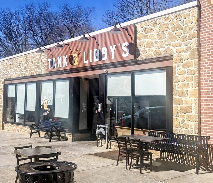When Pennsylvania weather cooperates, these outdoor seats become prime real estate. Fresh air makes everything taste better &ndash; it's not science, but it should be.