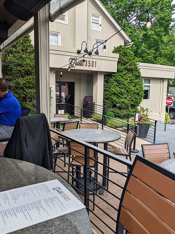 Outdoor seating offers fresh air with your feast, because sometimes dinner needs a side of sunshine.