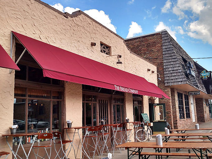 Outdoor seating that transforms sidewalk dining into an event, where people-watching competes with plate-watching for your attention.