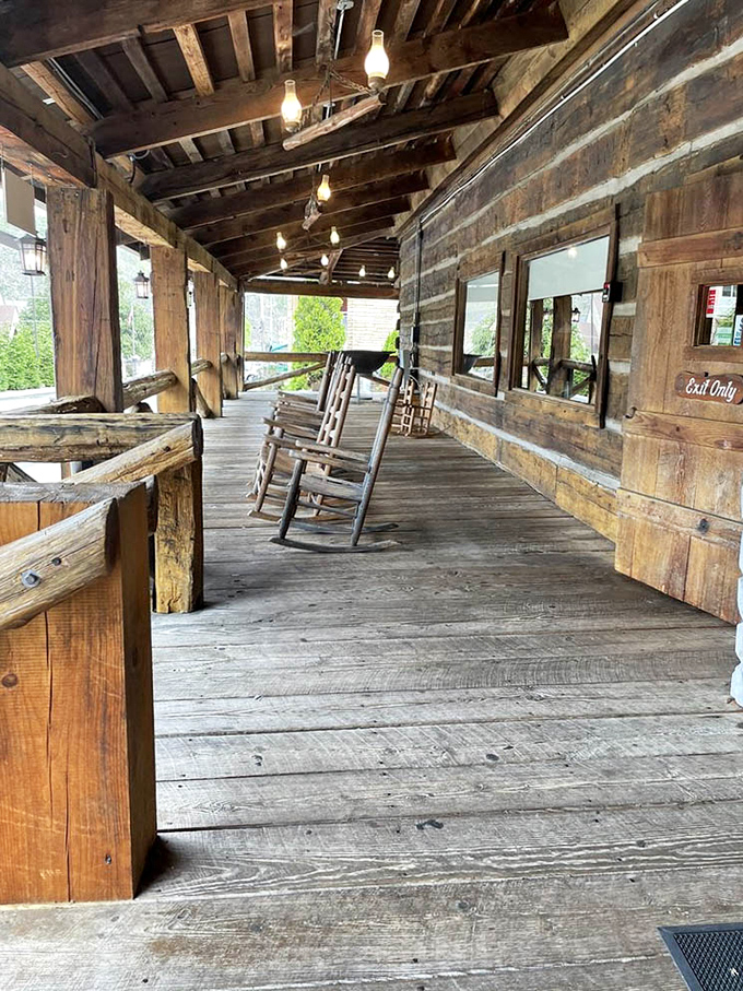 The front porch rocking chairs aren't just seating&mdash;they're time machines that slow everything down to the perfect Smoky Mountain pace.