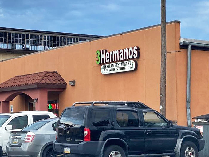 The sign that launches a thousand road trips. When Pennsylvania drivers spot this, they know authentic Mexican flavors await just inside those doors.