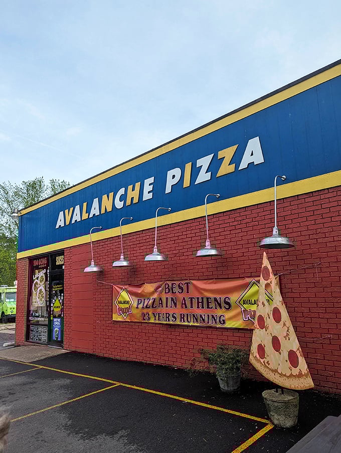 Twenty-three years of being voted Athens' best pizza isn't just a claim&mdash;it's practically a mathematical proof of deliciousness.