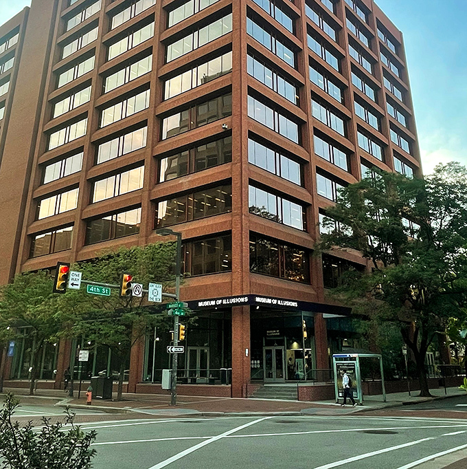 From the outside, this building looks perfectly normal - which should be your first clue.