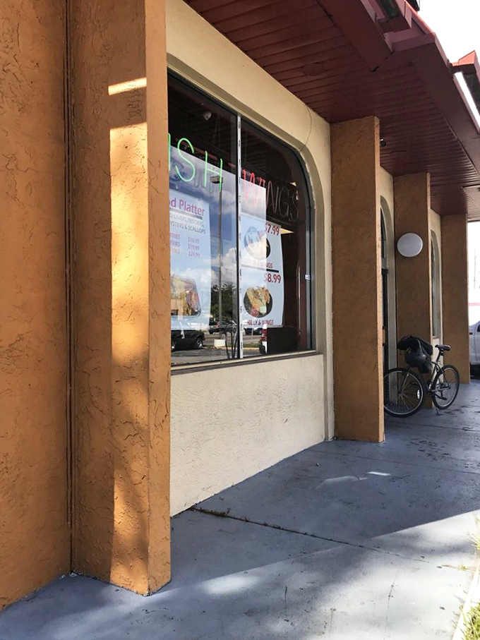 That bicycle parked outside tells you locals know something tourists don't: the best meals come from unexpected places.