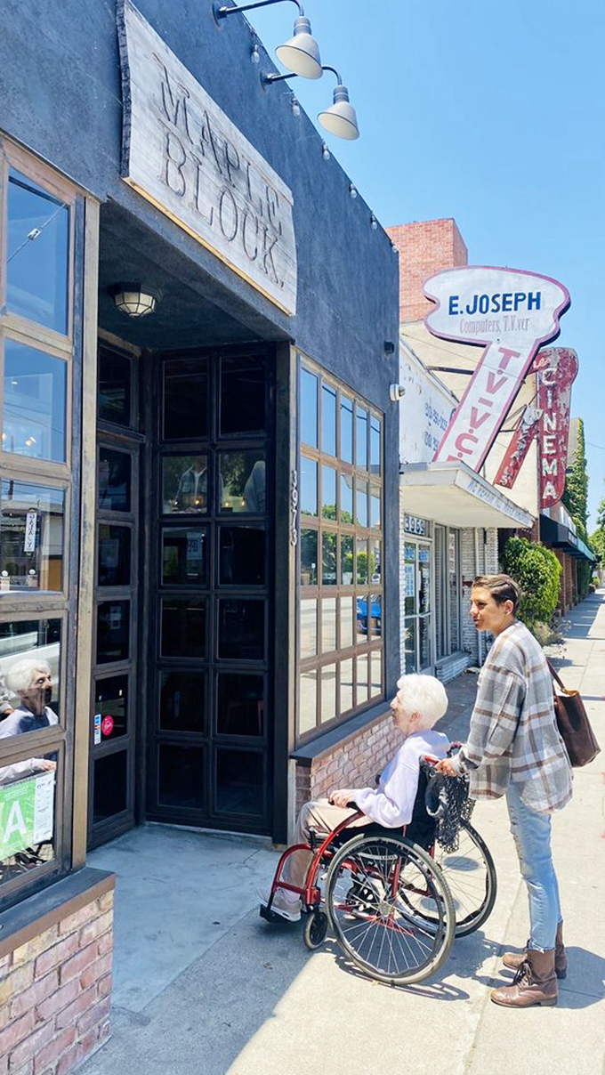 Welcoming all to the temple of smoke &ndash; Maple Block's entrance promises a California take on barbecue traditions that respects the classics while adding West Coast flair.