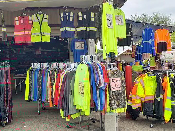 High-visibility vests for every occasion. Because nothing says "I take my safety seriously" like neon yellow that can be spotted from the International Space Station.
