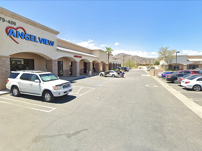 The parking lot where thrifting adventures begin and end, often with car trunks considerably fuller than when they arrived.
