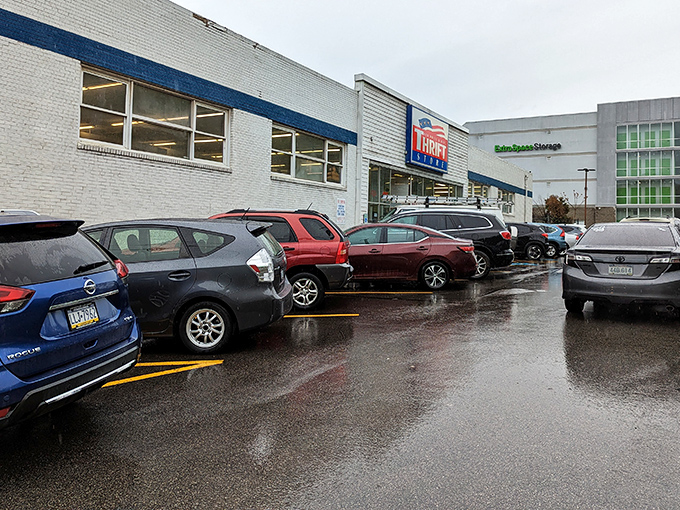 Even on rainy days, the packed parking lot tells the story&mdash;this isn't just shopping, it's a Pittsburgh institution worth braving the weather for.