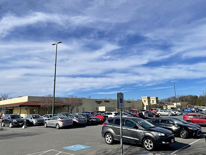 The parking lot &ndash; where your shopping adventure begins and ends. On busy weekends, finding a spot becomes a competitive sport.