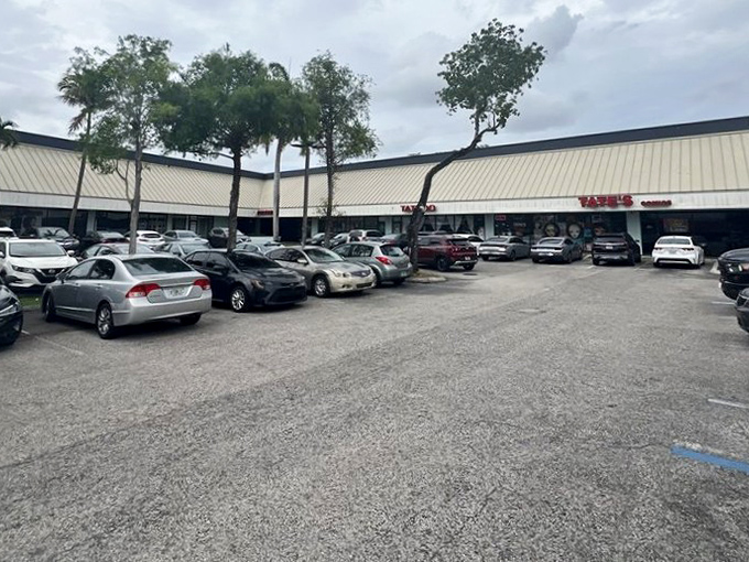 A packed parking lot tells the real story &ndash; Szyn isn't just a store, it's a destination worth traveling to for fashion archaeologists.