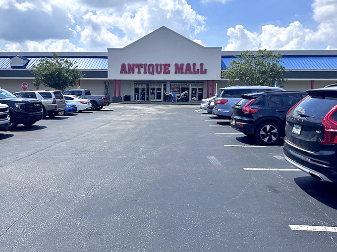 The parking lot fills early on weekends&mdash;a testament to the treasures within. Your vintage adventure begins with finding a spot!