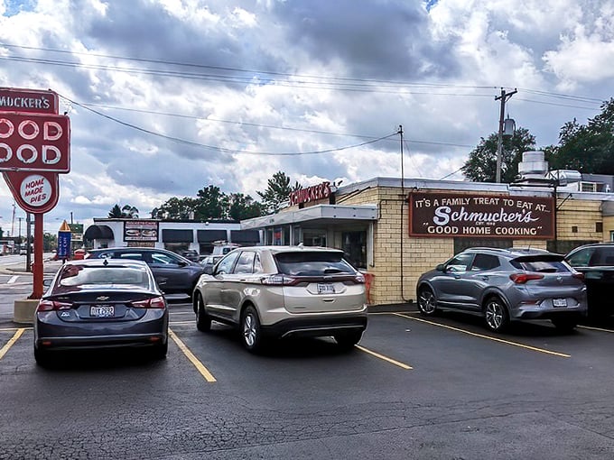The parking lot fills with cars bearing Ohio plates &ndash; locals know that behind this humble exterior lies one of Toledo's most treasured culinary institutions.