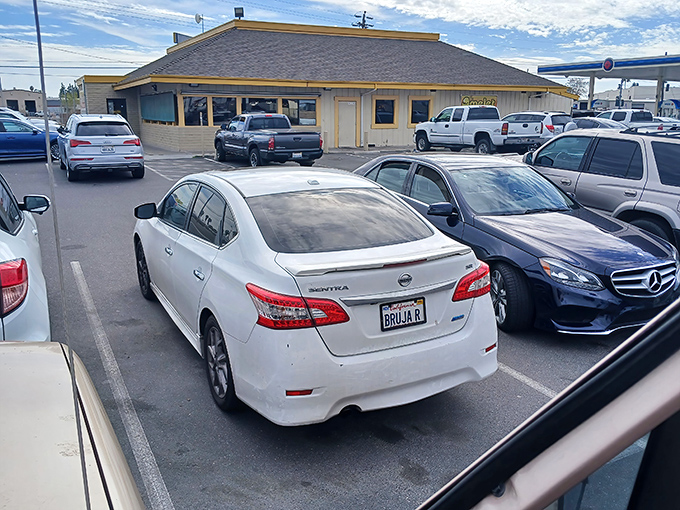 A full parking lot is the Michelin star of diners. When locals are willing to circle for spots, you know you've found something special.