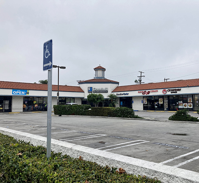 The unassuming strip mall location houses a world of possibilities. Like a speakeasy for bargain hunters, you need to know what's inside to appreciate it.