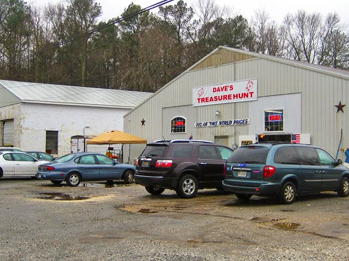 Out of this world prices indeed&mdash;the sign doesn't lie at this unassuming treasure trove tucked away in Frankford.
