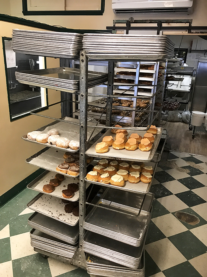 Where the magic happens &ndash; those racks hold more potential joy than Santa's workshop in December.
