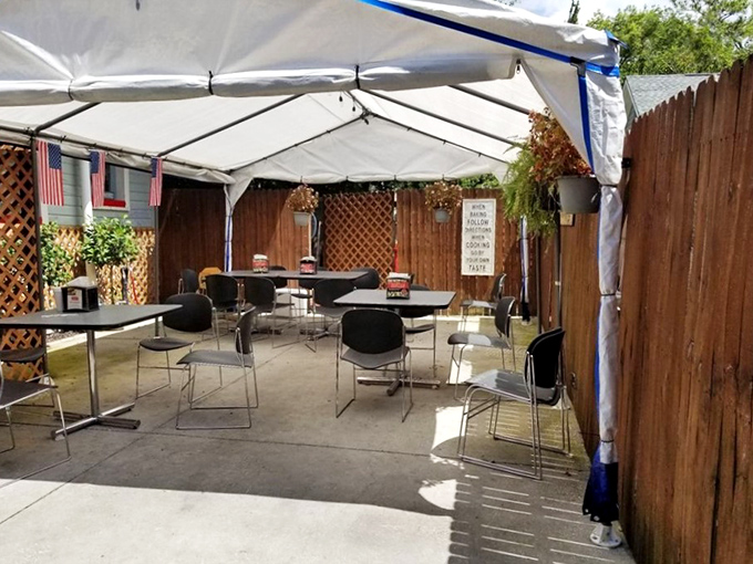 The outdoor patio offers a breath of fresh air and extra seating for when word gets out about how good the food is&mdash;which it inevitably does.