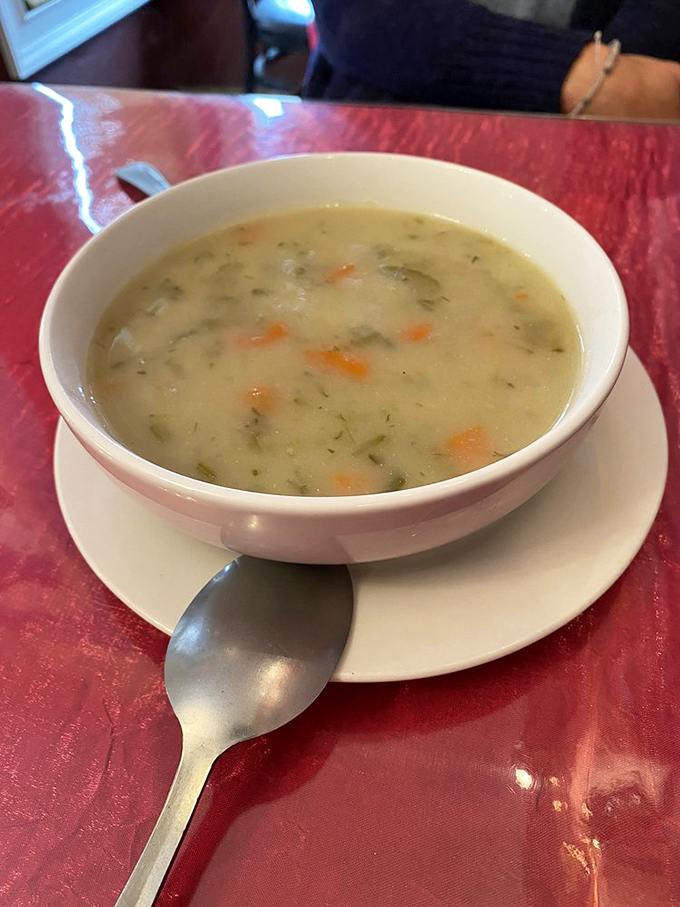 A steaming bowl of pickle soup might sound unusual until you taste its creamy, dill-infused comfort &ndash; Poland's answer to chicken noodle.