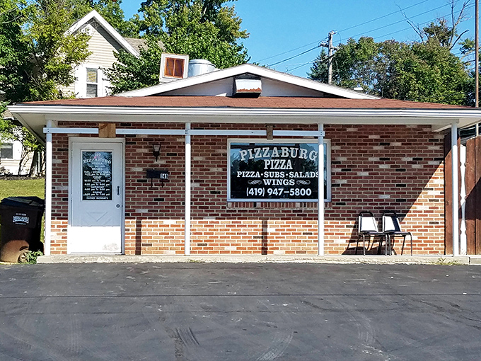 PizzaBurg may not win architectural awards, but locals know the best small-town pizza joints focus on what's inside the box, not outside the building.