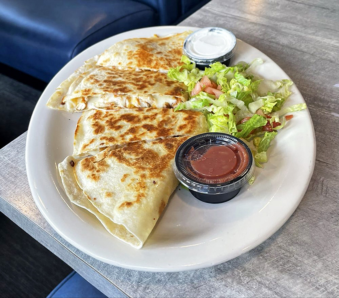 When a quesadilla meets diner sensibilities, everybody wins &ndash; especially your taste buds.
