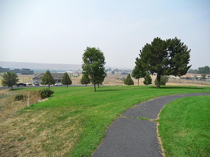Winding paths through green spaces offer moments of tranquility. Pendleton's parks system proves that affordable living doesn't sacrifice quality of life.