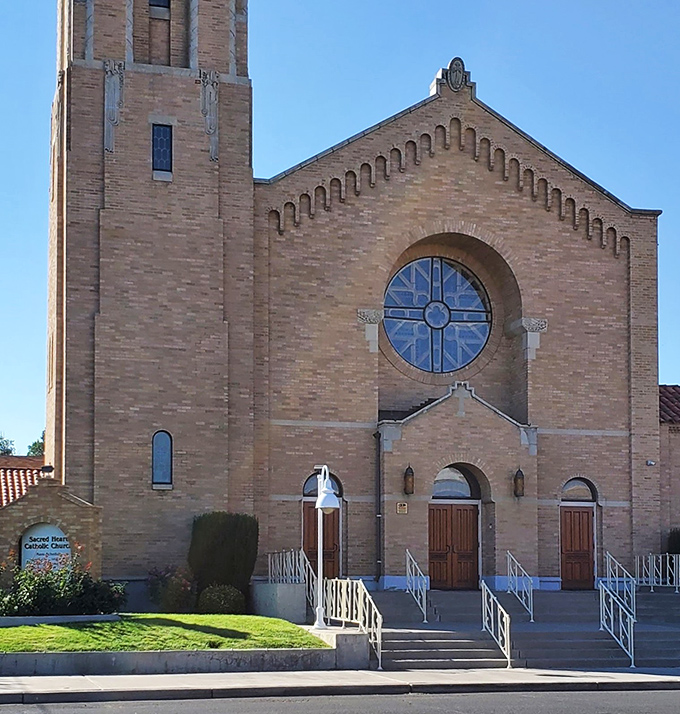 Sacred Heart Catholic Church's architecture combines traditional reverence with timeless beauty that transcends denominational boundaries completely.