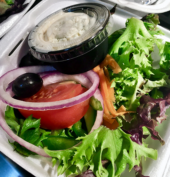 Even the salad deserves attention&mdash;crisp, colorful, and proving that vegetables can hang with the big boys when treated with proper respect.