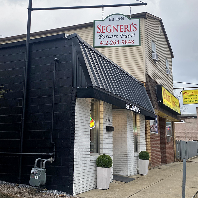 Segneri's has been serving Italian classics since 1954, where the "Portare Fuori" (takeout) sign promises comfort food for nights you'd rather dine at home.