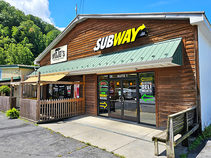 When your outdoor shop doubles as a work of art, you know you're in a town that takes both its murals and its mountain biking seriously.