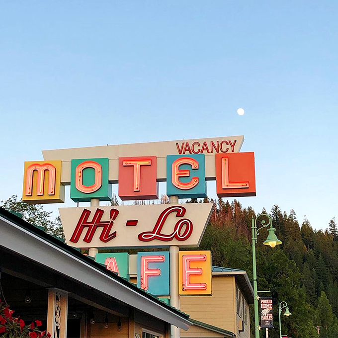 That neon sign doesn't just advertise&mdash;it promises. The kind of landmark that makes you hit the brakes on a road trip.