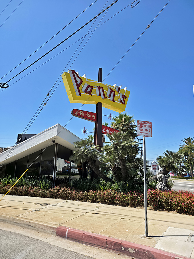 That angular yellow sign against the blue California sky&mdash;a beacon of hope for hungry travelers and a landmark for locals in the know.