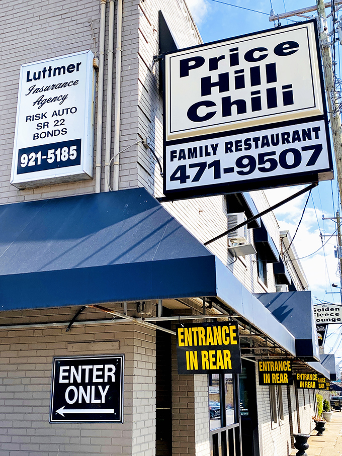 The iconic signage promises exactly what's delivered inside &ndash; no gimmicks, just Cincinnati's beloved chili and family dining.