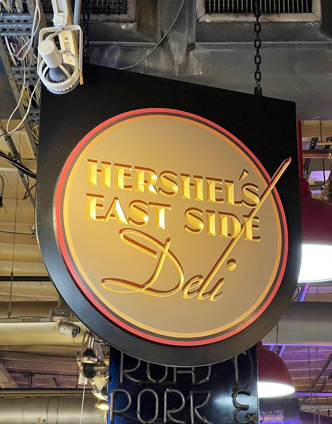 When a simple sign promises authentic deli greatness, you know you've found the right place.