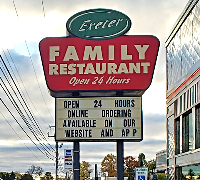 The iconic sign proclaims "Open 24 Hours"&mdash;three beautiful words that mean satisfaction is possible at 3 AM when only pancakes can heal your soul.