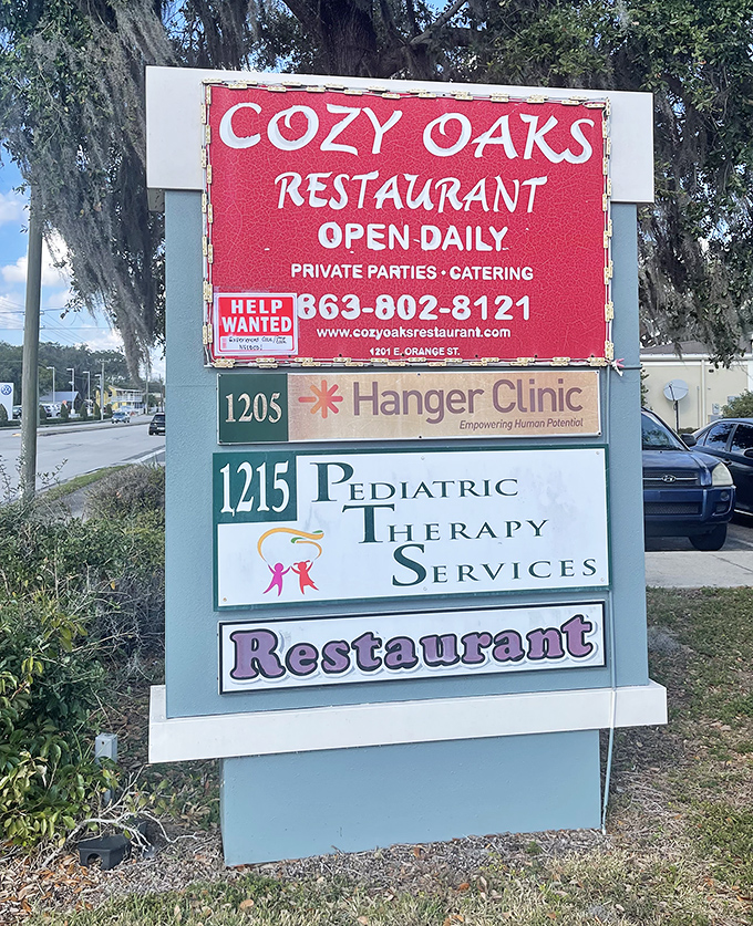 The sign that beckons hungry travelers like a lighthouse for comfort food seekers. Many a Floridian road trip has been saved by this red beacon.