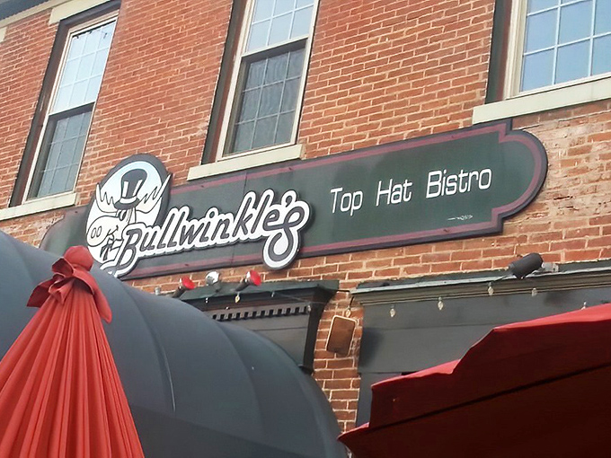 The iconic Bullwinkle's sign&mdash;a beacon of hope for the hungry that promises satisfaction is just steps away.