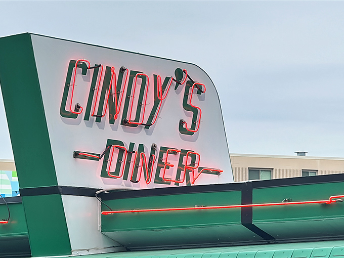 That neon sign doesn't just advertise a restaurant; it promises a Fort Wayne tradition. Like a lighthouse for the breakfast-obsessed.