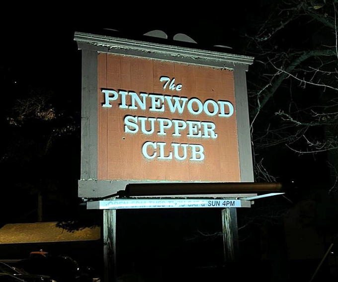 The illuminated sign stands as a beacon for hungry travelers—a North Star of dining guiding you to one of Wisconsin's beloved culinary institutions.
