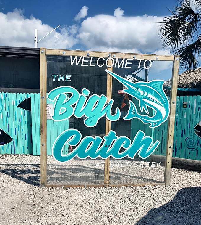 The sign says "Big Catch" but the locals know it's actually an understatement. First-timers become regulars before dessert arrives.
