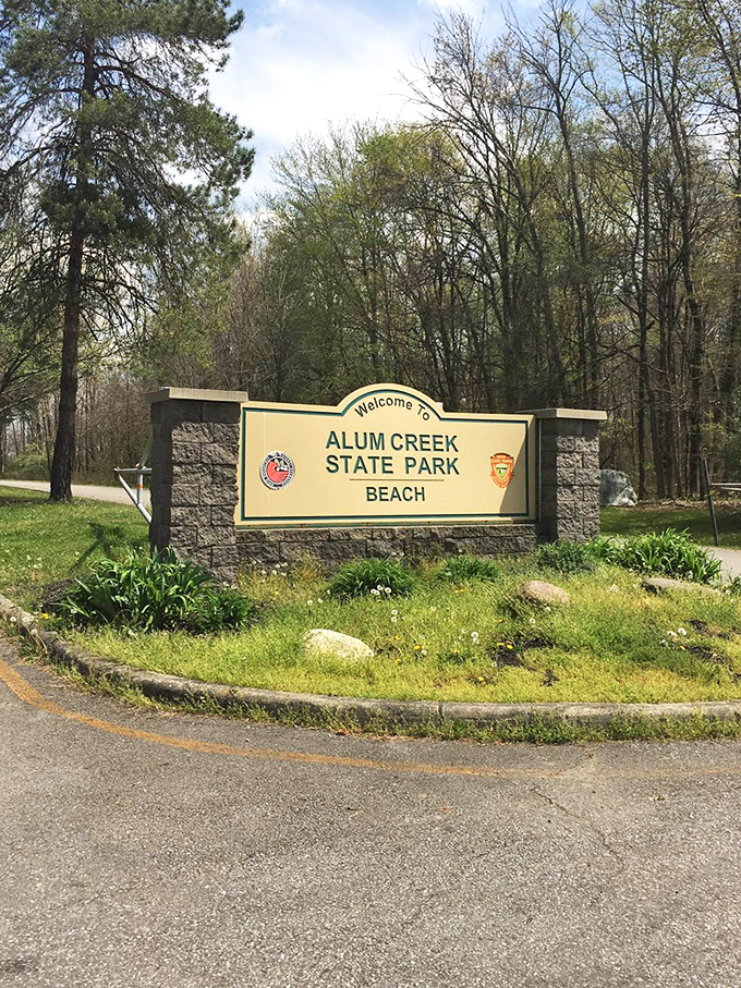 Clear signage because getting lost is only charming in romantic comedies, not when you're carrying a cooler.