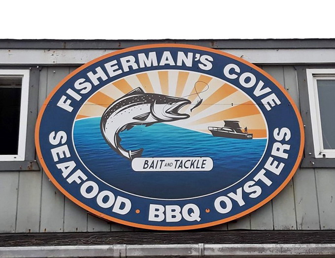 The sign says it all&mdash;seafood, BBQ, oysters, and bait. Only in California can you find a place that sells both the day's catch and what you need to catch tomorrow's dinner.