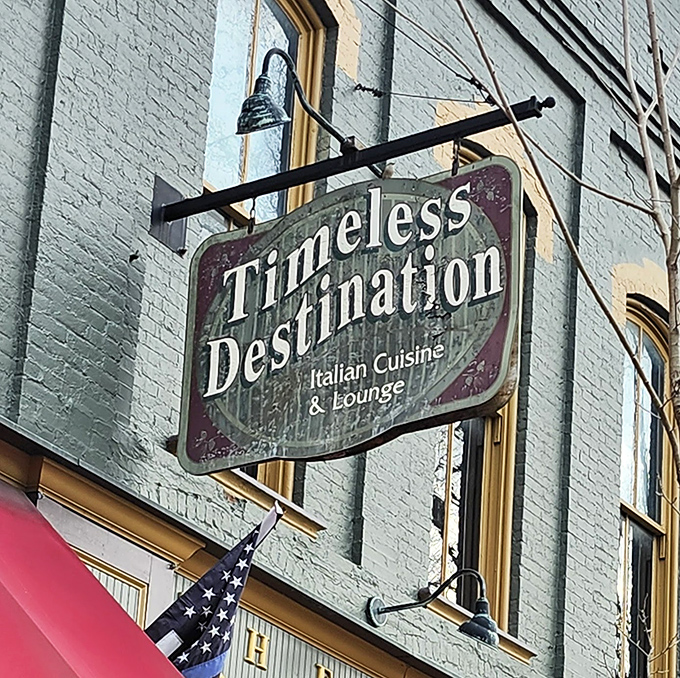 The sign says it all &ndash; this truly is a timeless destination for Italian cuisine lovers.