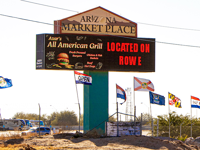 The beacon of bargains standing tall against the Arizona sky &ndash; promising treasures, tastes, and the thrill of the hunt to all who enter.