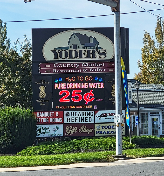 More than just a restaurant, Yoder's is a community hub offering everything from pure drinking water to hearing aids &ndash; quintessential small-town America.