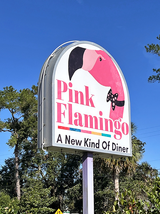 The sign promises "A New Kind of Diner" and delivers&mdash;like finding an old friend who's somehow gotten cooler with age.