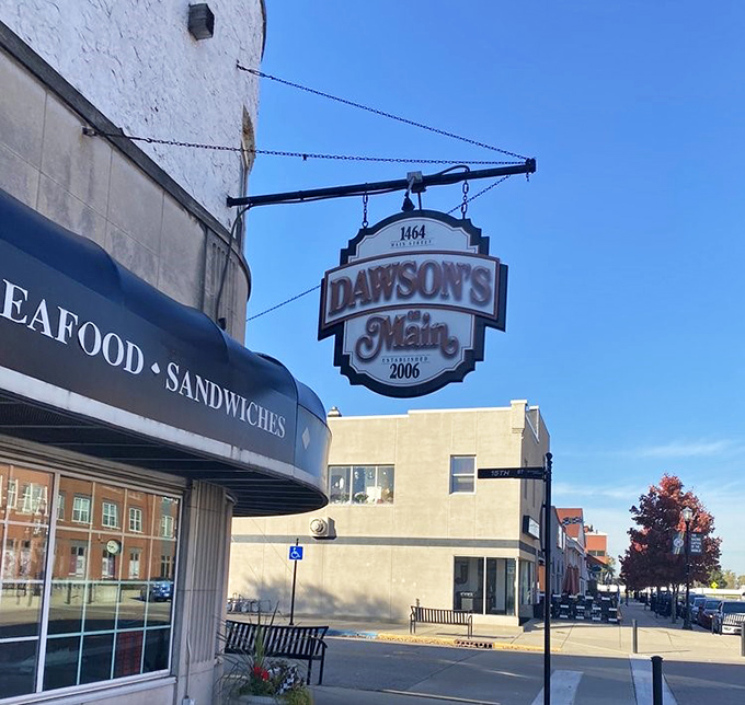 The sign that's guided hungry pilgrims since 2006. Like a lighthouse for the famished, it signals that your tenderloin journey is nearly complete.