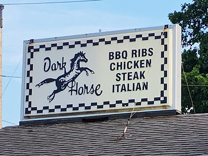 The iconic sign that's become a beacon for hungry travelers and locals alike &ndash; promising BBQ, chicken, steak and Italian in one delicious stop.